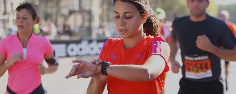 Tableau des allures de course et temps de passage - Jogging international