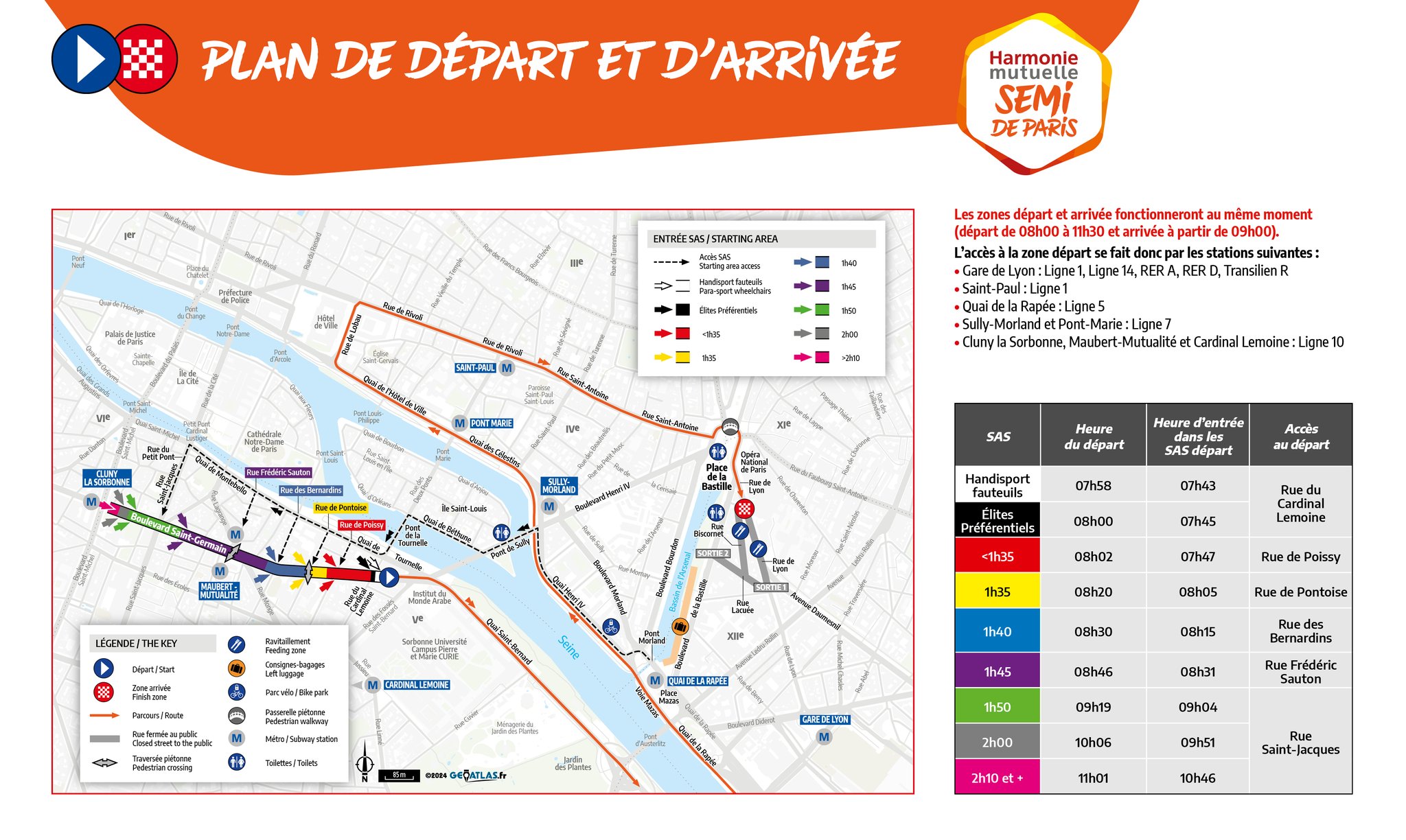 Semi de Paris 2024 : toutes les infos - Jogging international